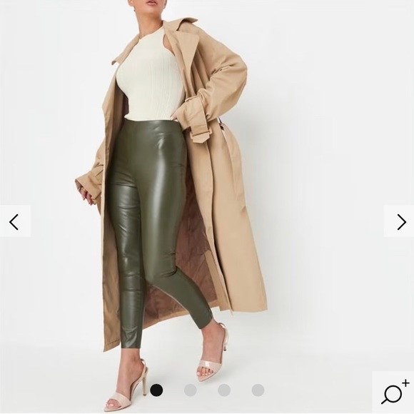 Missguided | Pants & Jumpsuits | Missguided Black Leather Pants | Poshmark